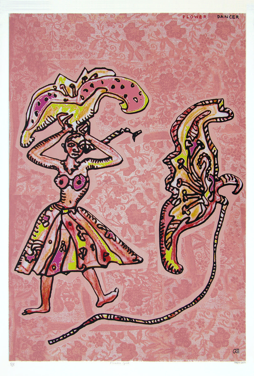 Flower dancer – South Asian Art Gallery