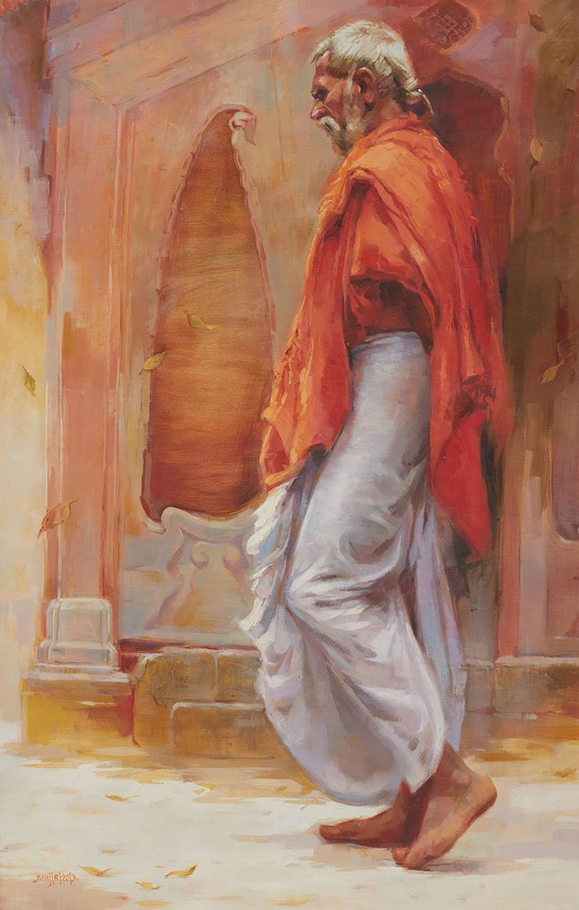 Pujari 1 Sketch – South Asian Art Gallery